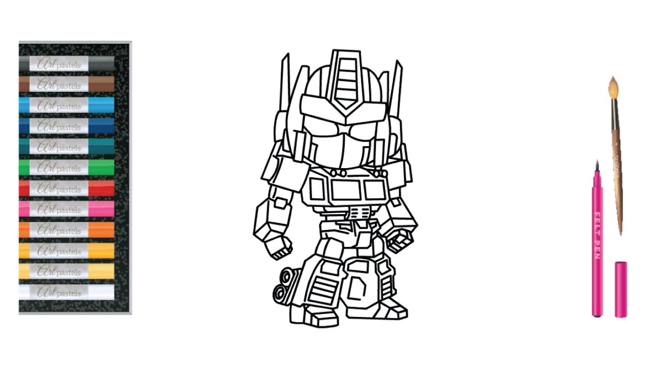 Lets draw Robot Optimus - YouTube