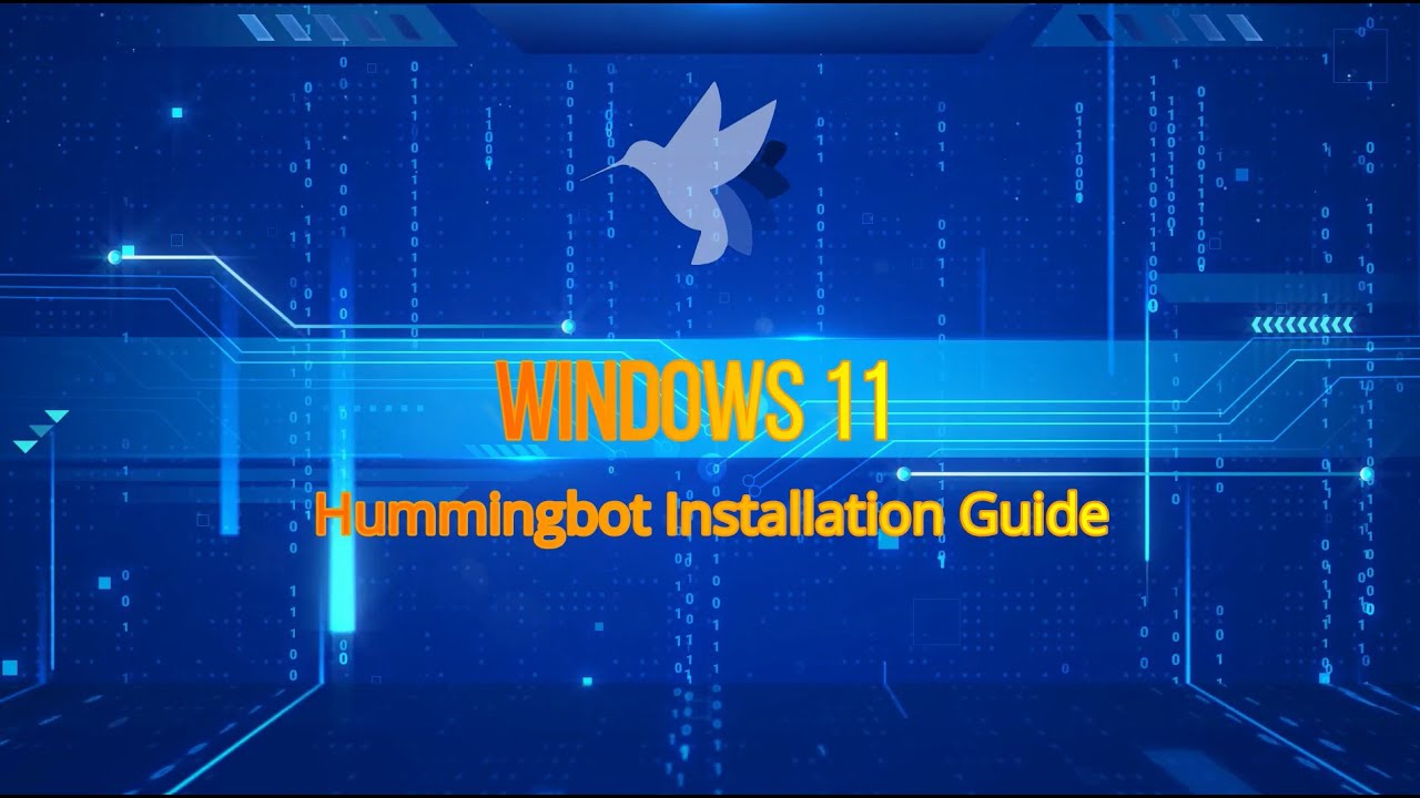 Hummingbot Installation with Windows 11 - YouTube