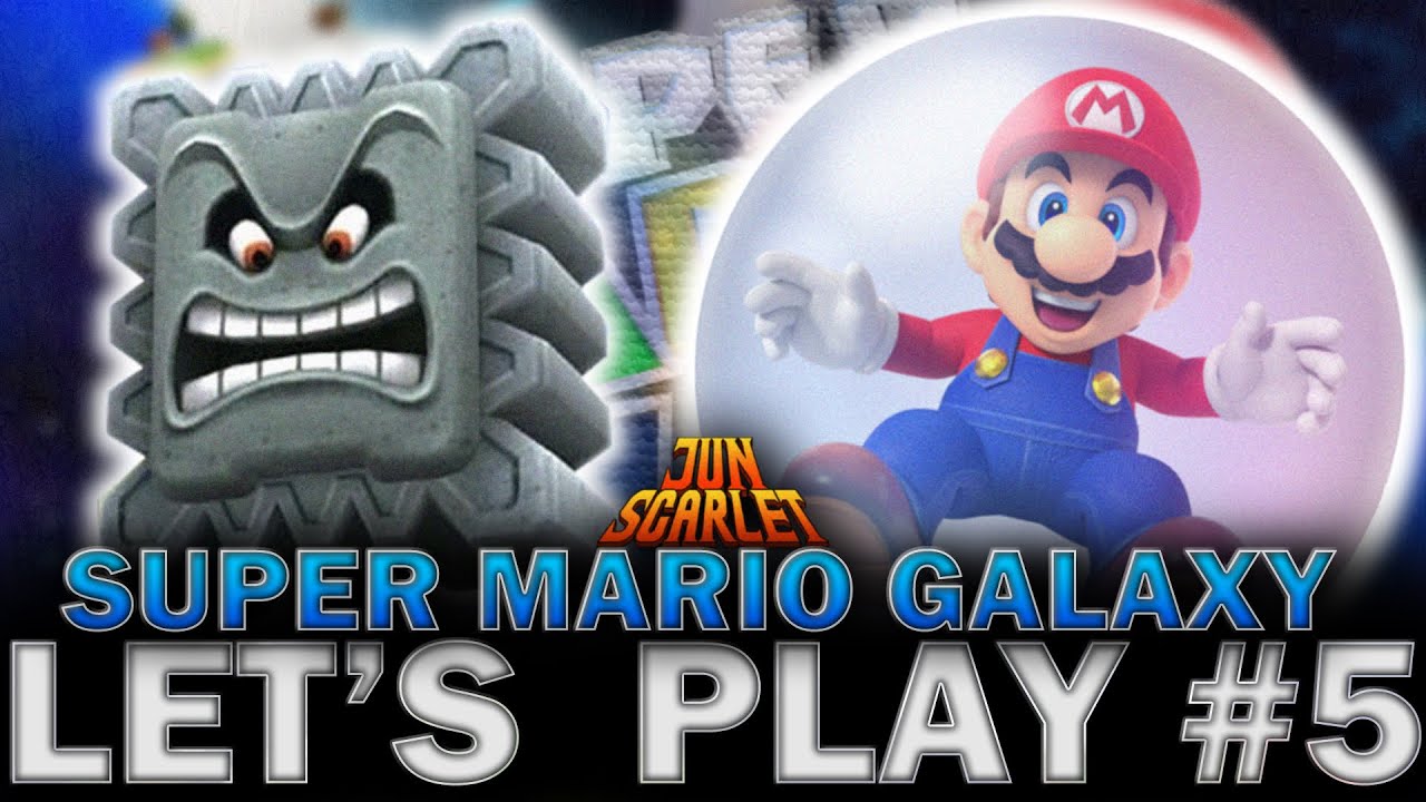 UNE PLAGE SALADIER, UNE BIBLIOTHEQUE ET DES THWOMPS - Let's Play#5 ...