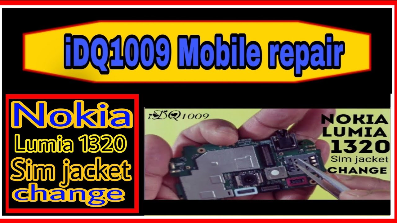 Nokia LUMIA 1320 RM-(994) sim card brokan how to replacement Nokia 1320 ...