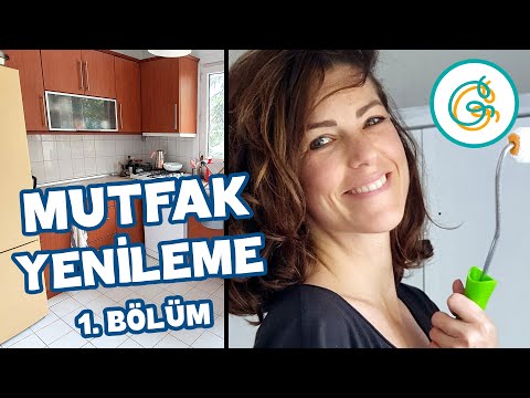 Mutfak Yenileme (1. Bölüm) | Mutfak Üst Dolap Boyama | Kendin Yap