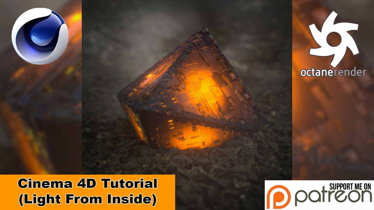 LIGHT FROM INSIDE (Cinema 4D Tutorial) - YouTube