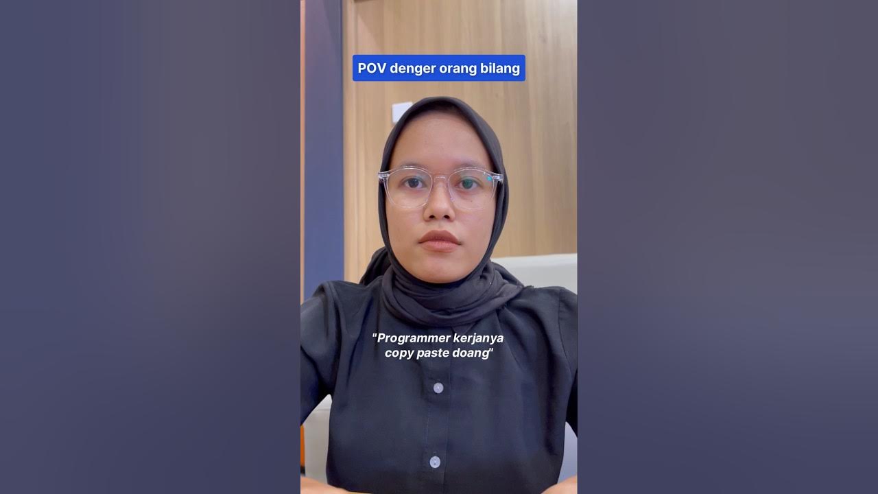 Programmer kerjanya copy paste doang? - YouTube