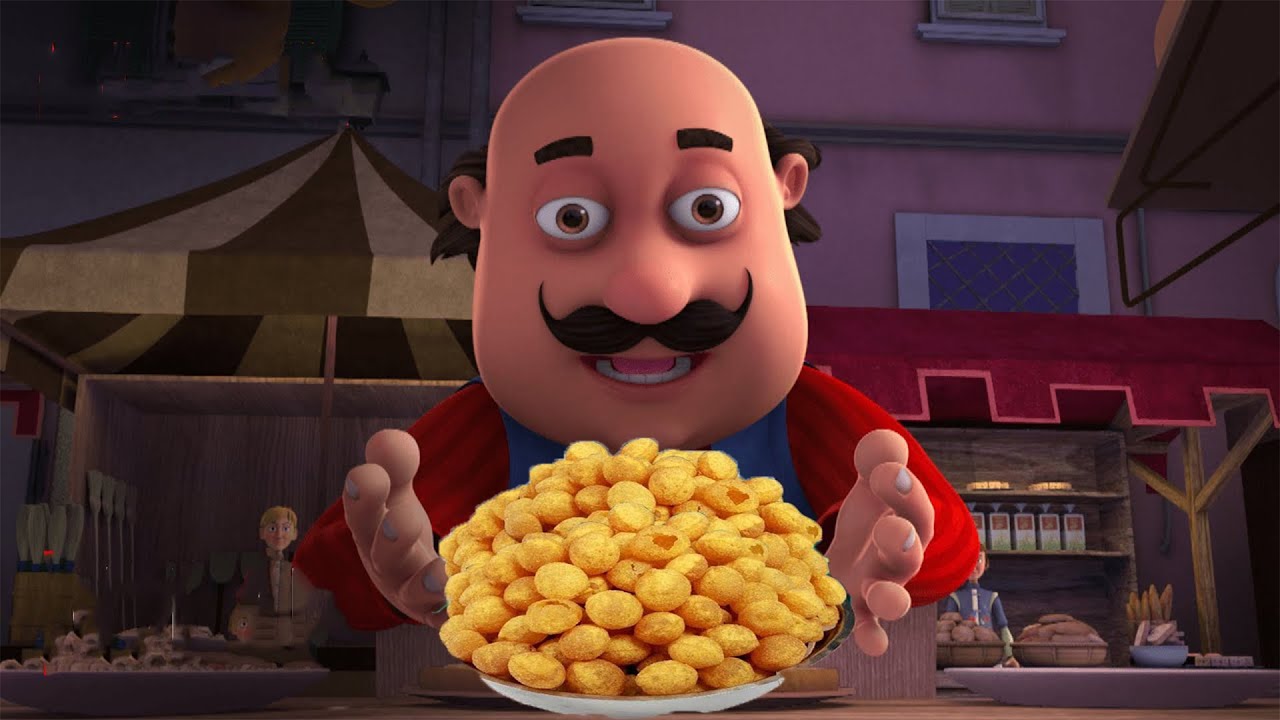 गोलगप्पा Golgappa Pani Puri |Motu Patlu in Hindi| motu patlu ki jodi ...