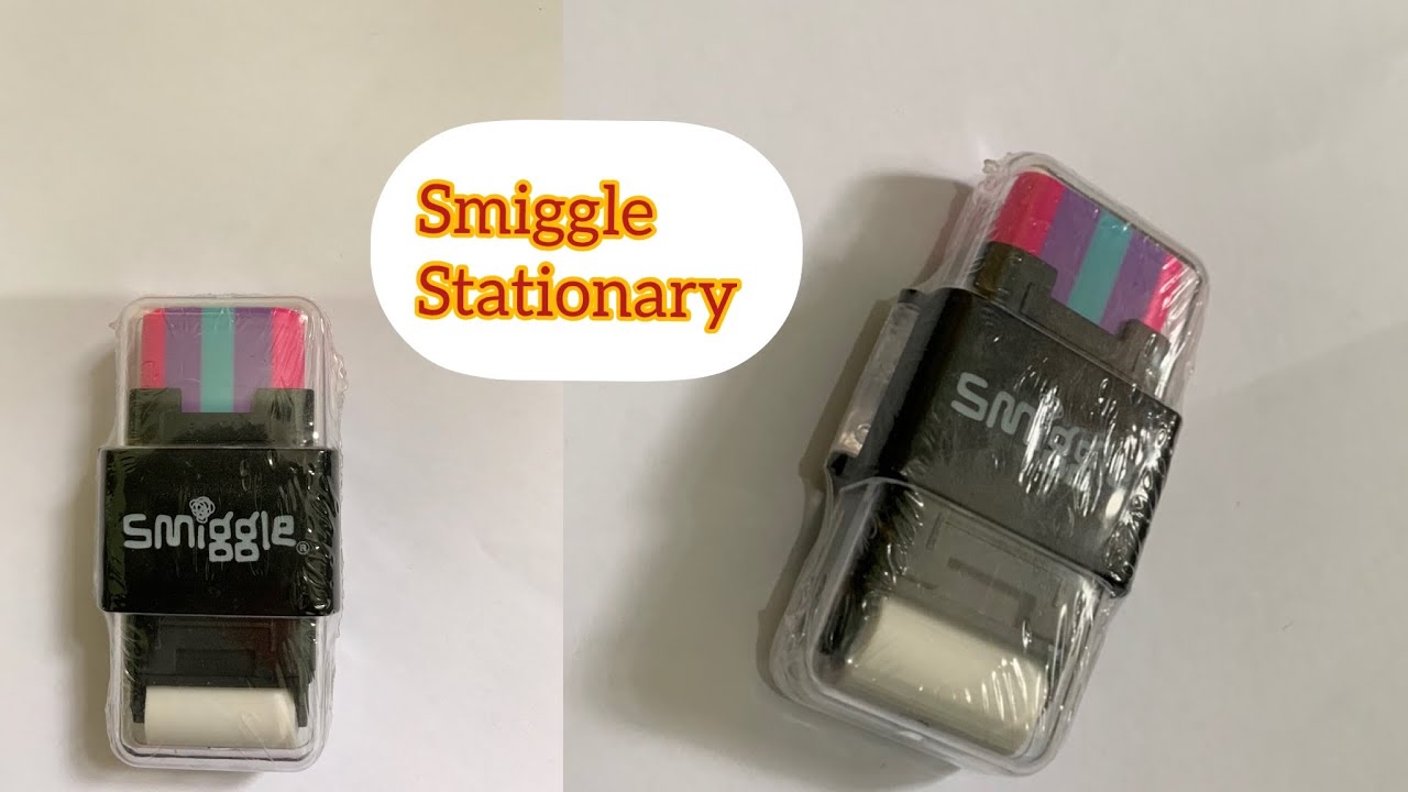 How to use eraser | Smiggle Stationary review - YouTube