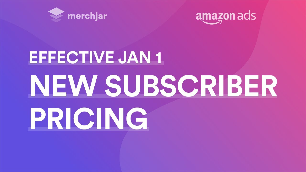 New Subscriber Pricing | Effective January 1st - YouTube