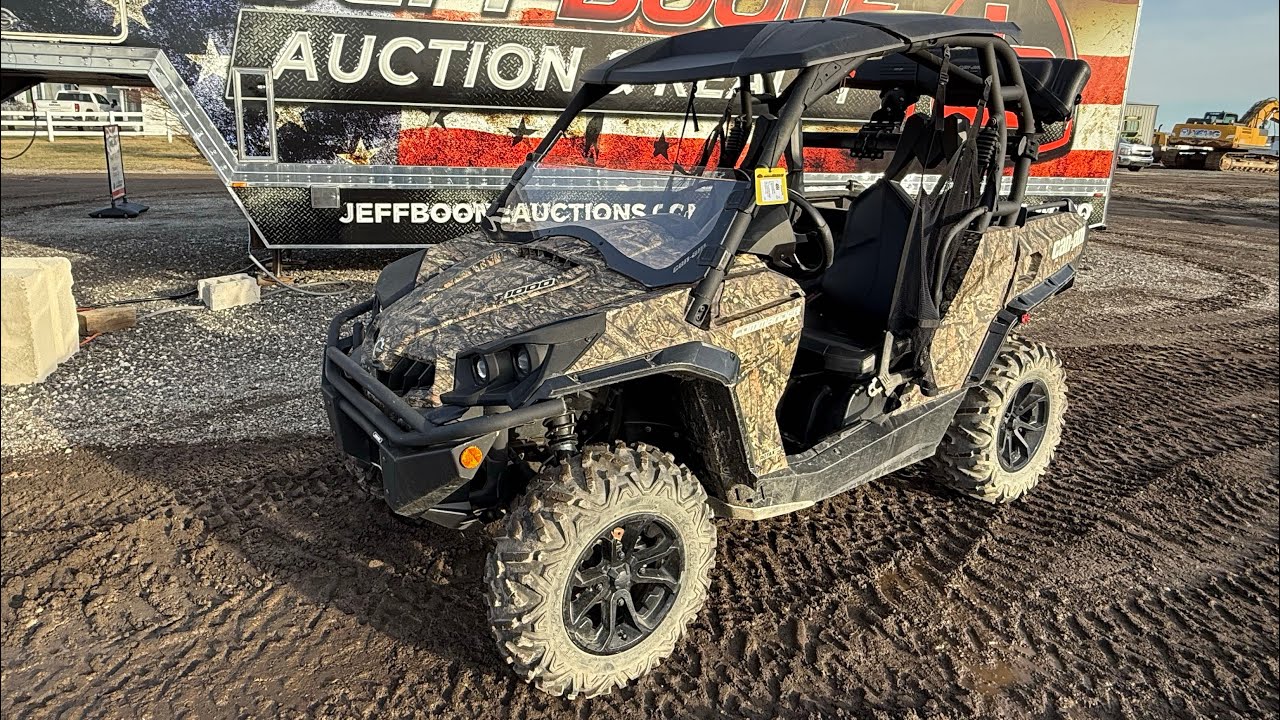 Lot 4004 Winter 2025 - 2017 Can-Am Commander 1000XT - YouTube