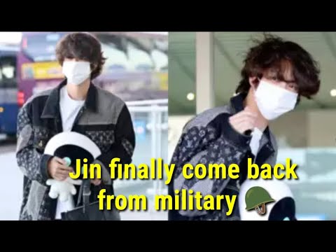 jin finally come back from military 🪖 service???😱|| Monika army girl 💜 ...