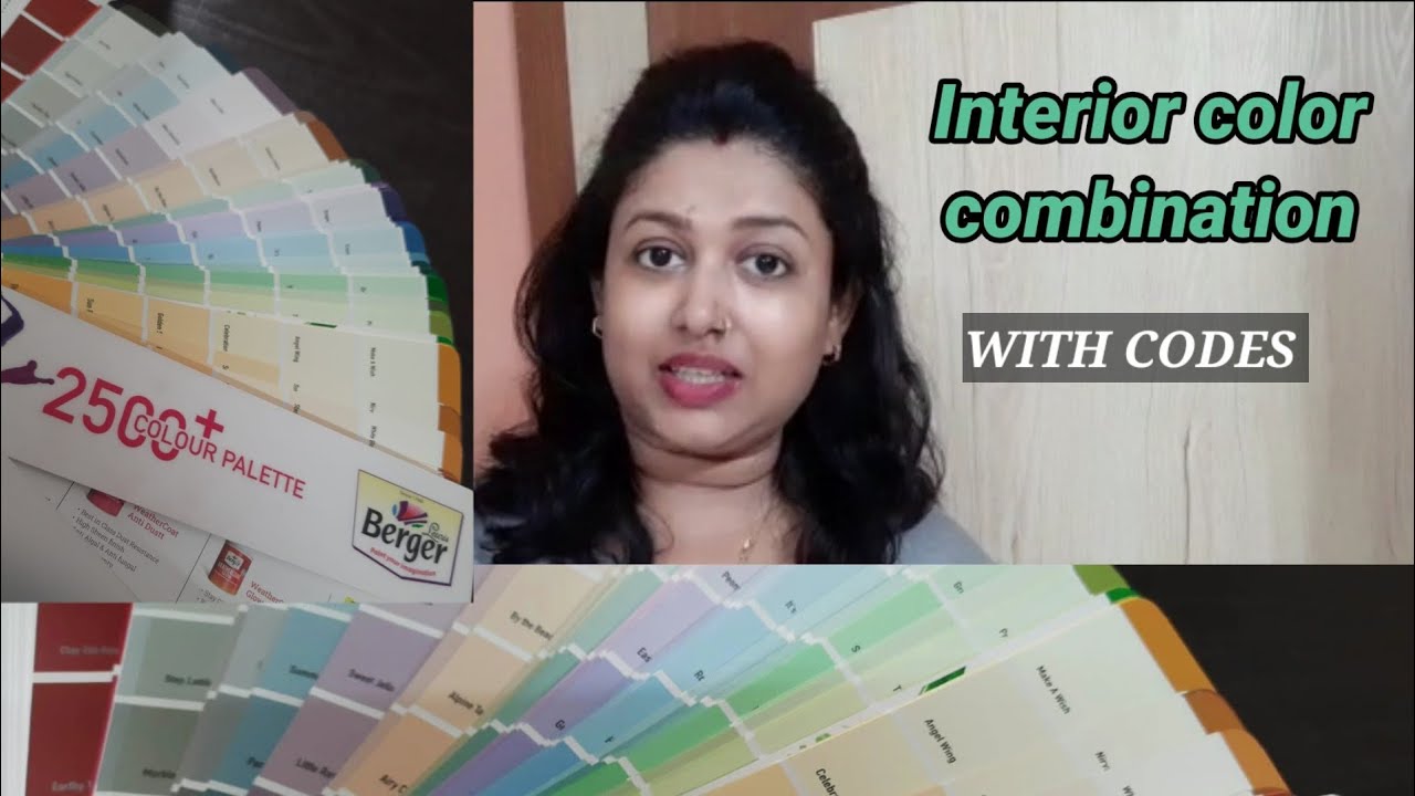 Interior colour for house/ Berger colour code/ best colour combination ...
