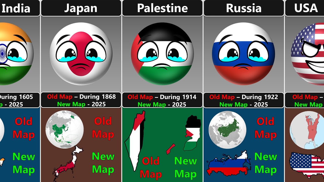 My Old And New Map [Countryballs] - YouTube