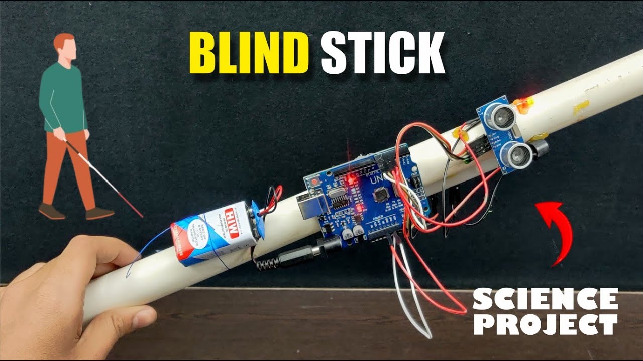 How To Make Smart Blind Stick || Smart Blind Stick || Blind Stick # ...