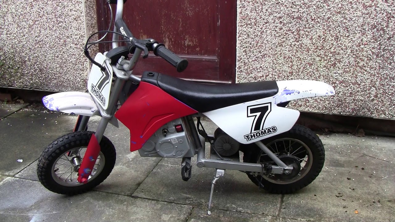 Razor MX350 350w 24v Seat removal - YouTube