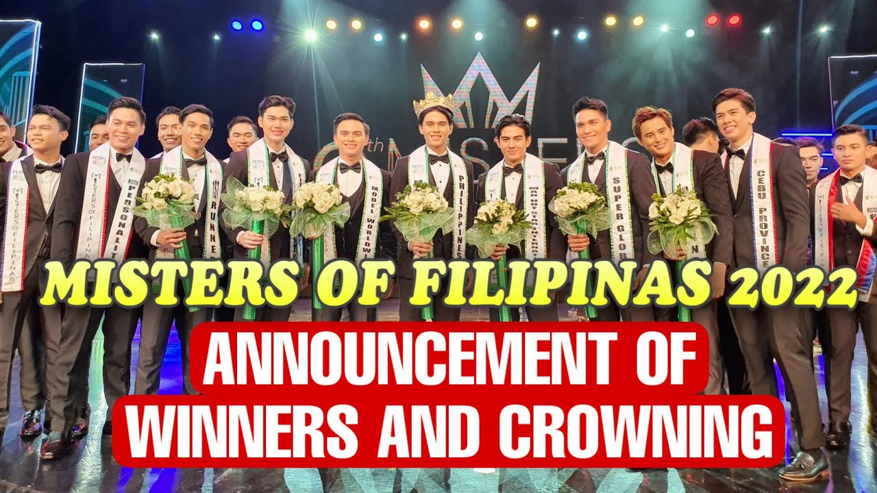 ORMOC PRIDE JAMES VIDAL WINS MISTERS OF FILIPINAS 2022 | Announcement ...