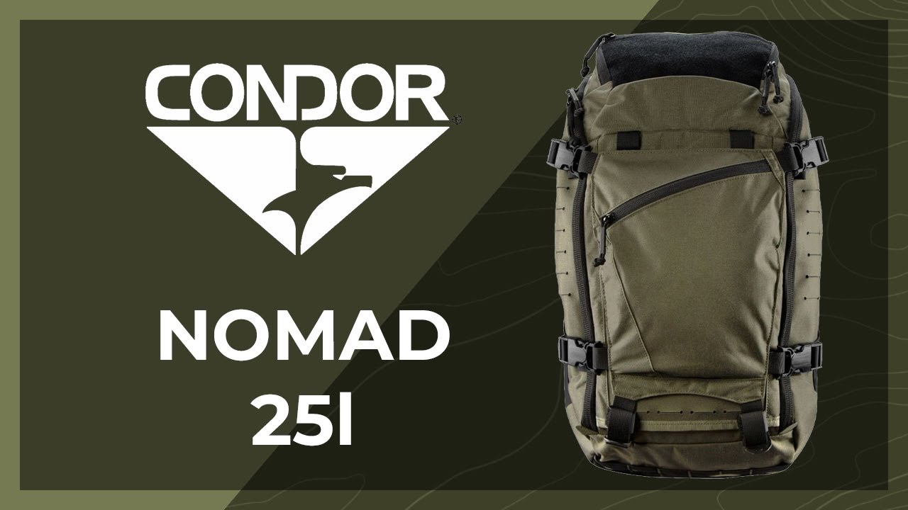Batoh CONDOR NOMAD 25l - Military Range - YouTube