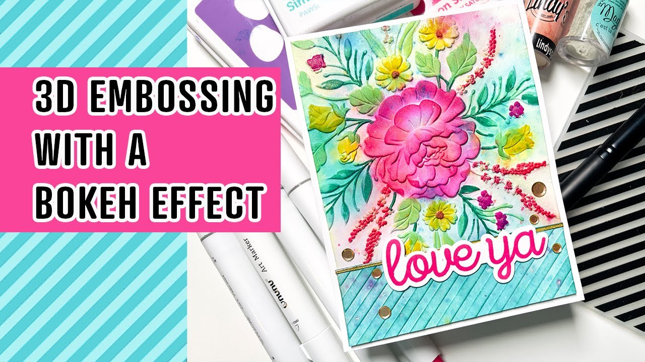 3D Embossing with a Bokeh Effect - YouTube