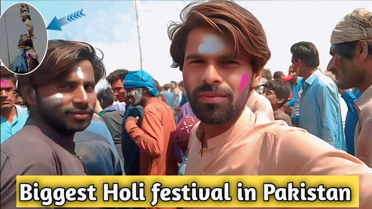 Biggest Holi festival in Pakistan | 2025 Holi in Pakistan || Nazeer ram ...