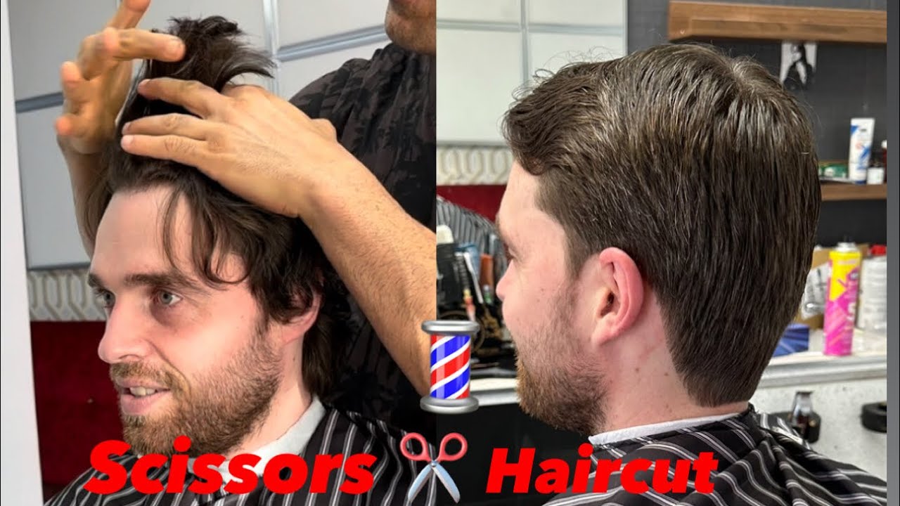 How to do a haircuts with scissors tutorial #tutorial #learning # ...