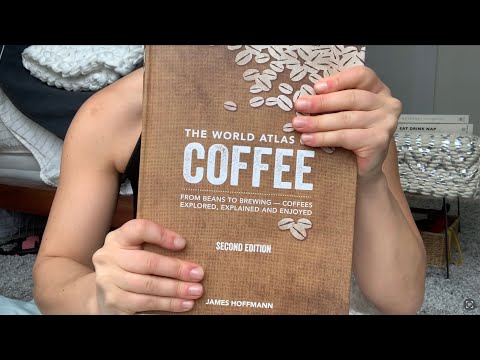 ASMR Page Turning - Coffee Book (Page Squeezing, Gripping, No Talking, Lofi)