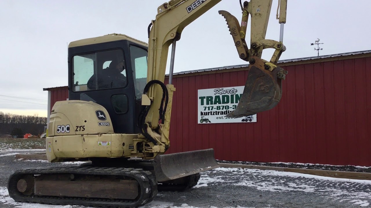 John Deere 50C Mini Excavator! - YouTube