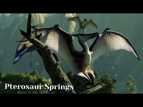 Pterosaur Springs - Isla Sorna Part Two [4K] - YouTube