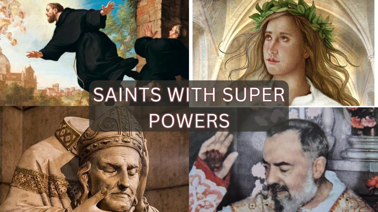 Catholic Saints with Super Powers| @handmaidofgod2351 - YouTube