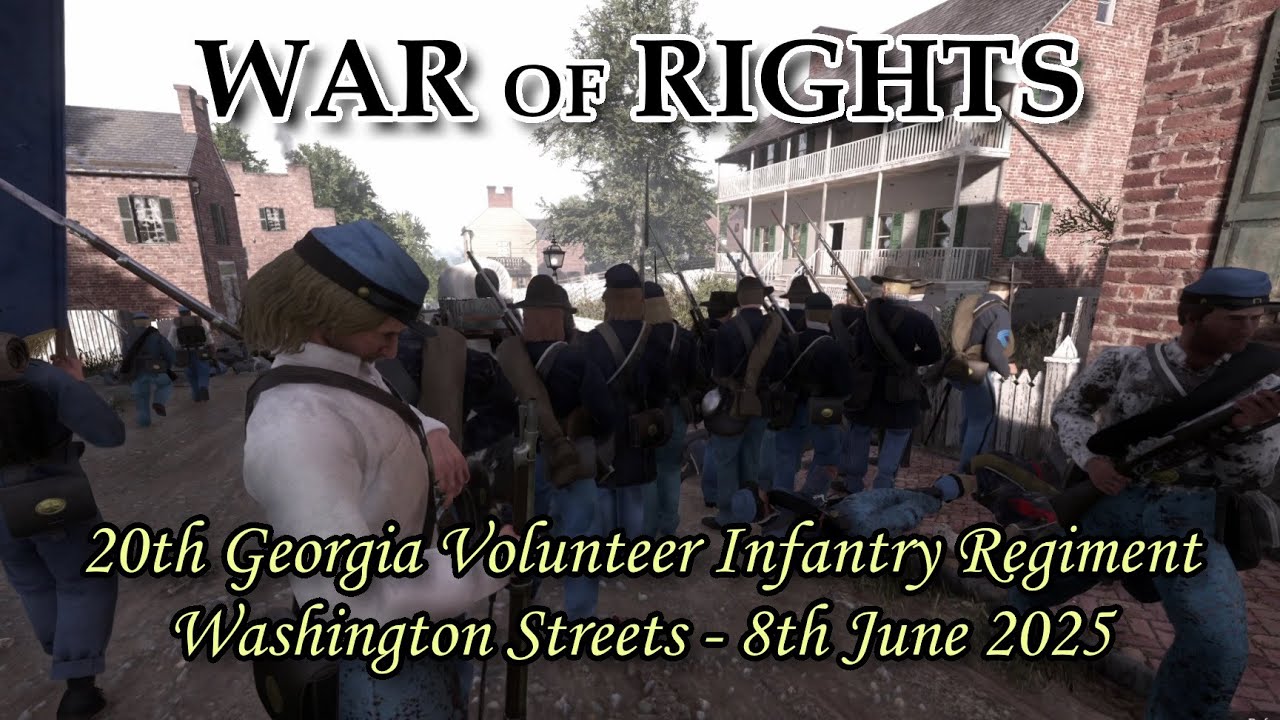 WAR OF RIGHTS - AMERICAN CIVIL WAR - 20TH GEORGIA VOLUNTEER INFANTRY ...