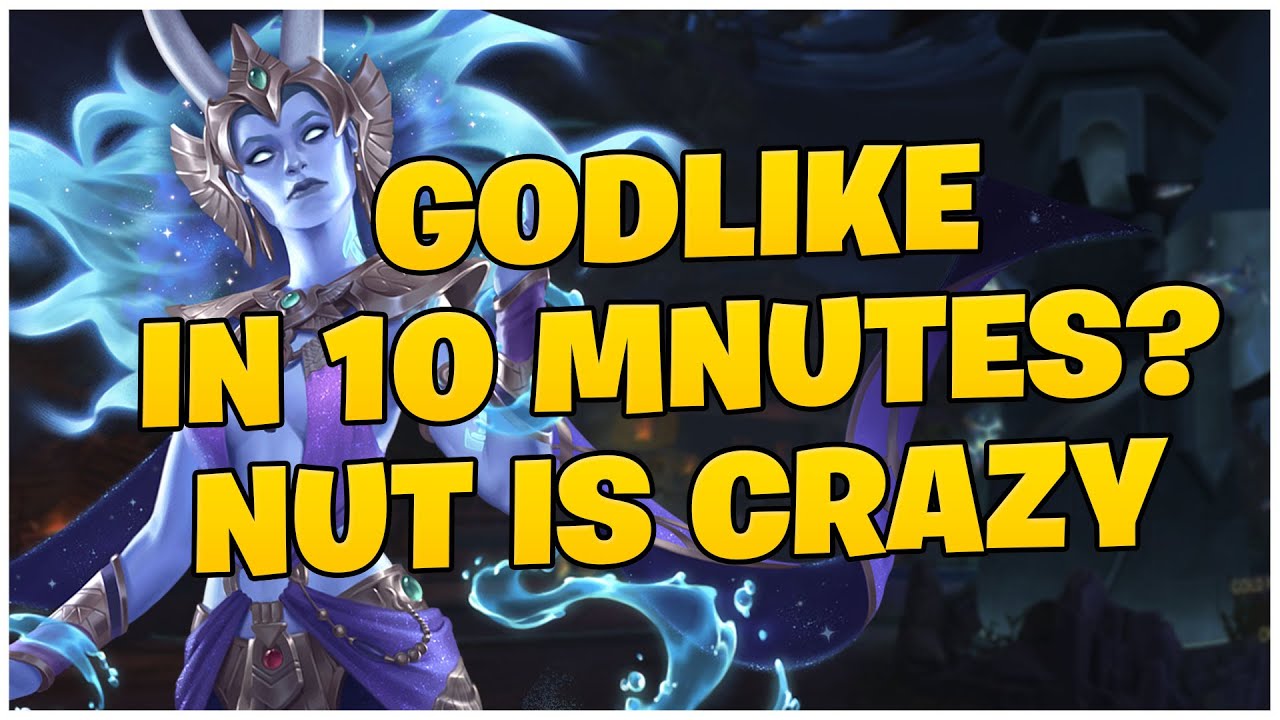 GODLIKE IN 10 MINUTES? NUT IS CRAZY! S11 SMITE RANKED - YouTube
