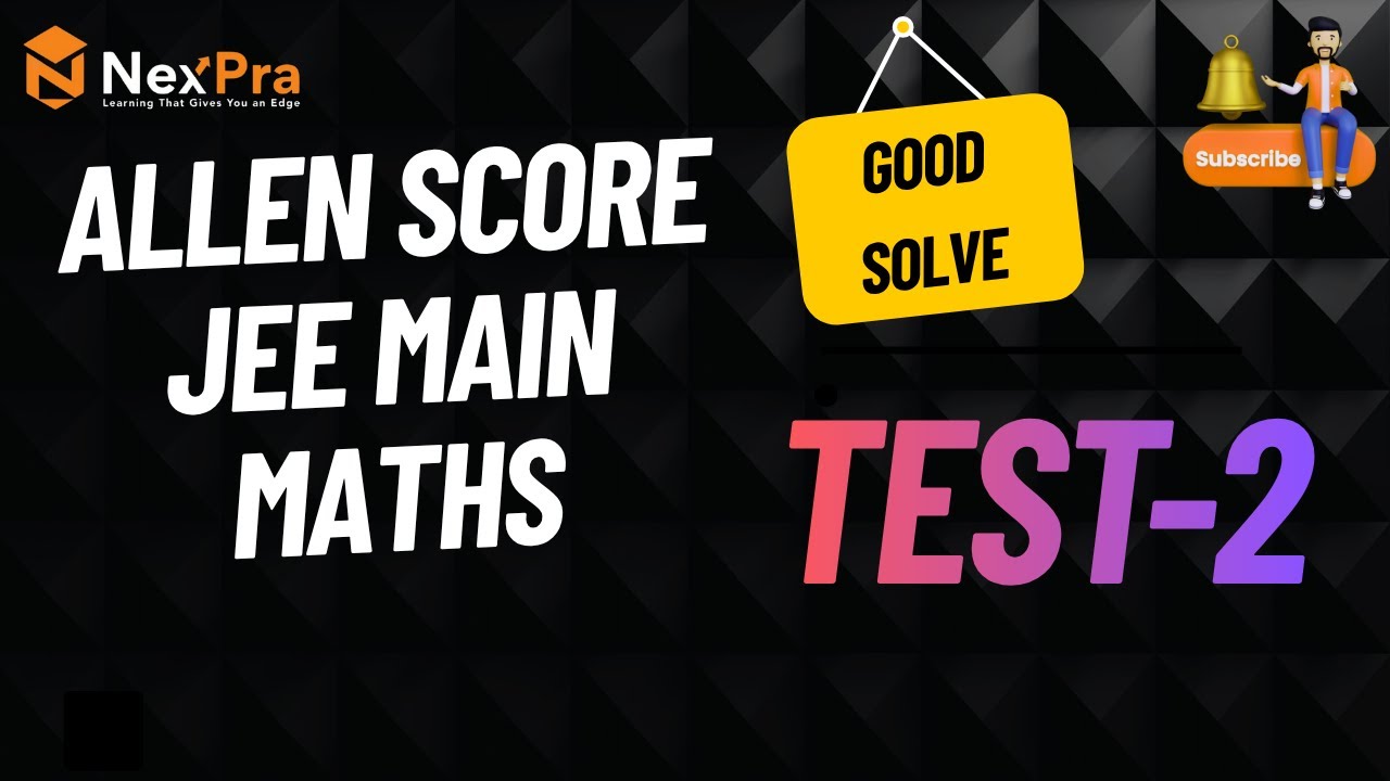 👉 “ALLEN SCORE | Top Rank Booster Maths Questions for JEE Main 2026 ...