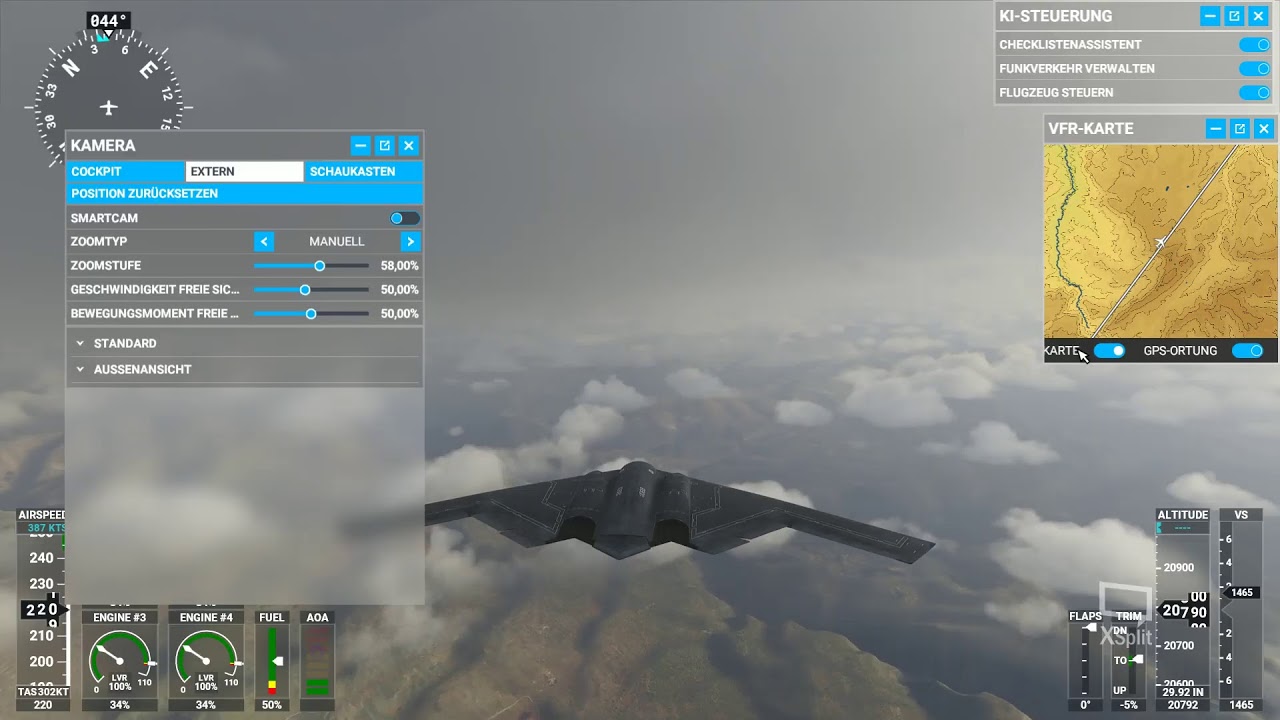 MSFS 2020 B-2 Spirit to EPWA - YouTube