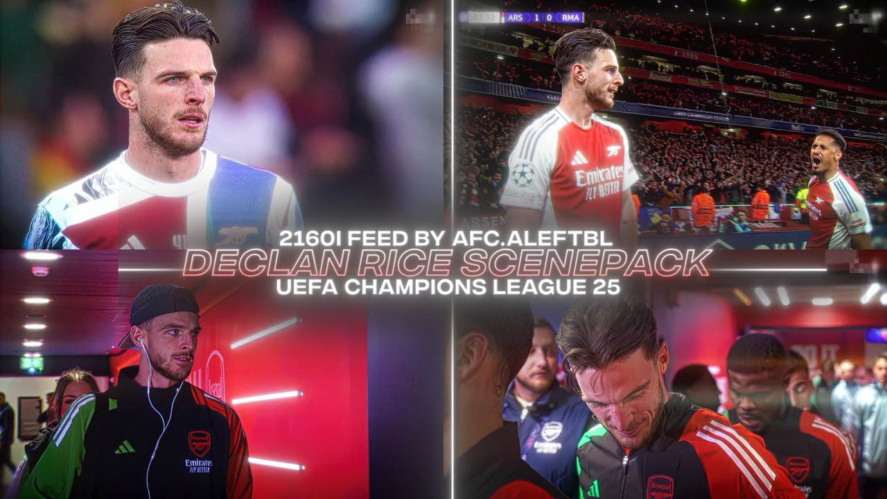 Declan Rice 4K Scenepack AE CC and Topaz) - YouTube