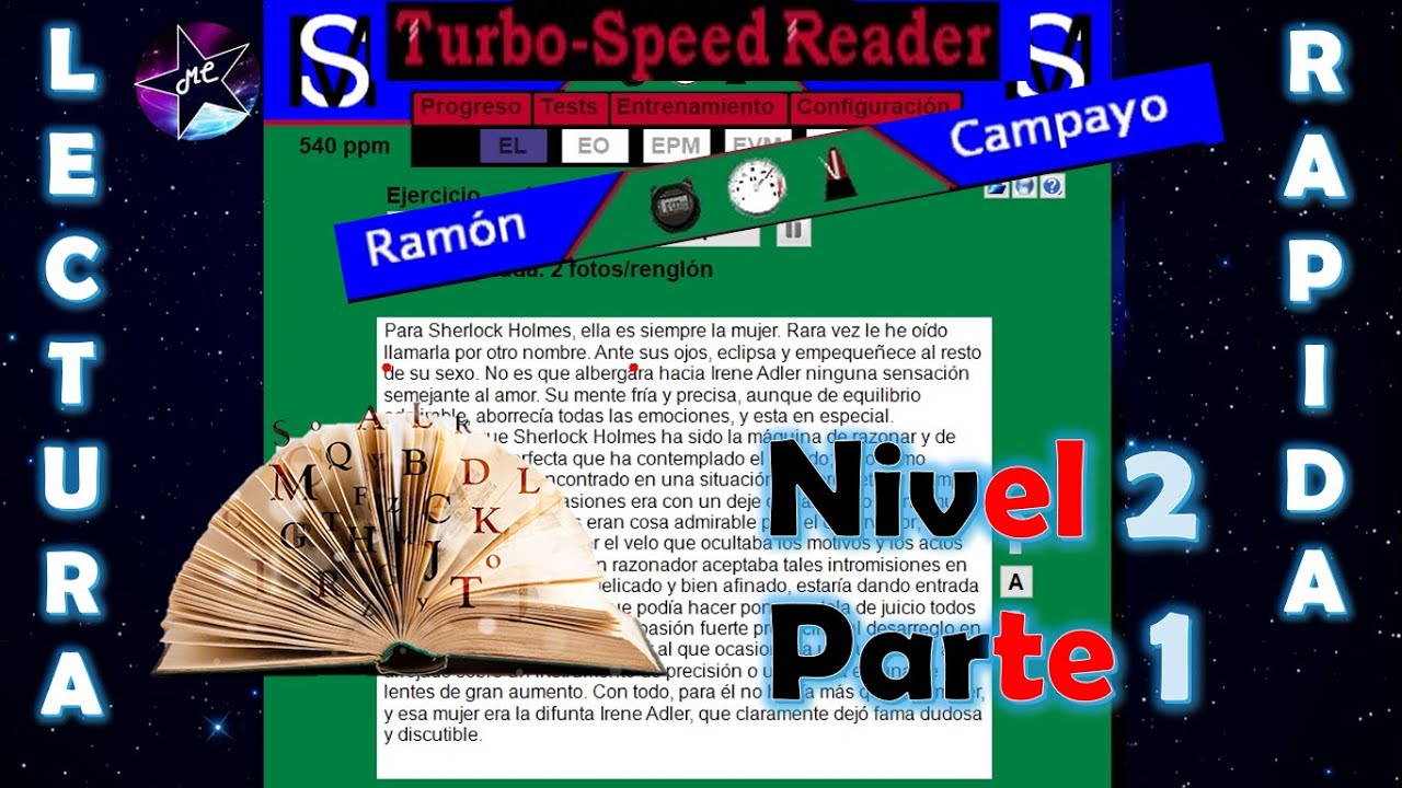 Ejercicios de lectura rapida NIVEL 2- Parte 1: Turbo-Speed Reader de ...