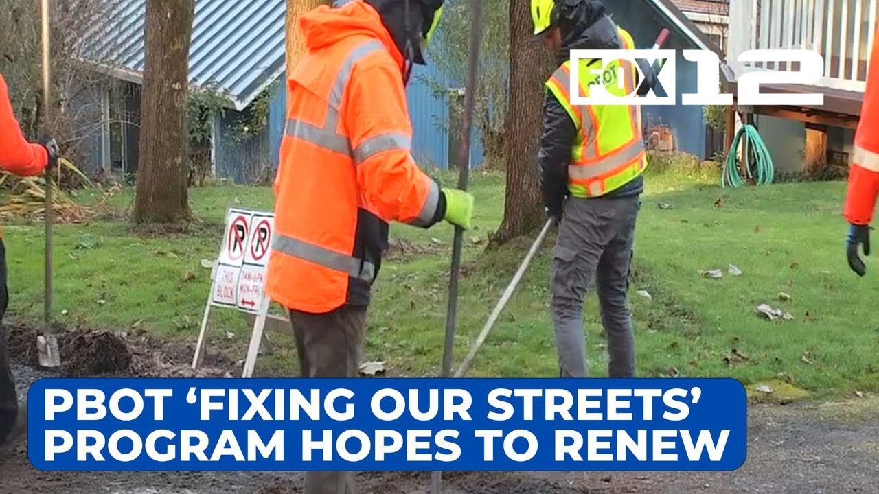 PBOT hopes to renew tax that funds ‘Fixing Our Streets’ program - YouTube
