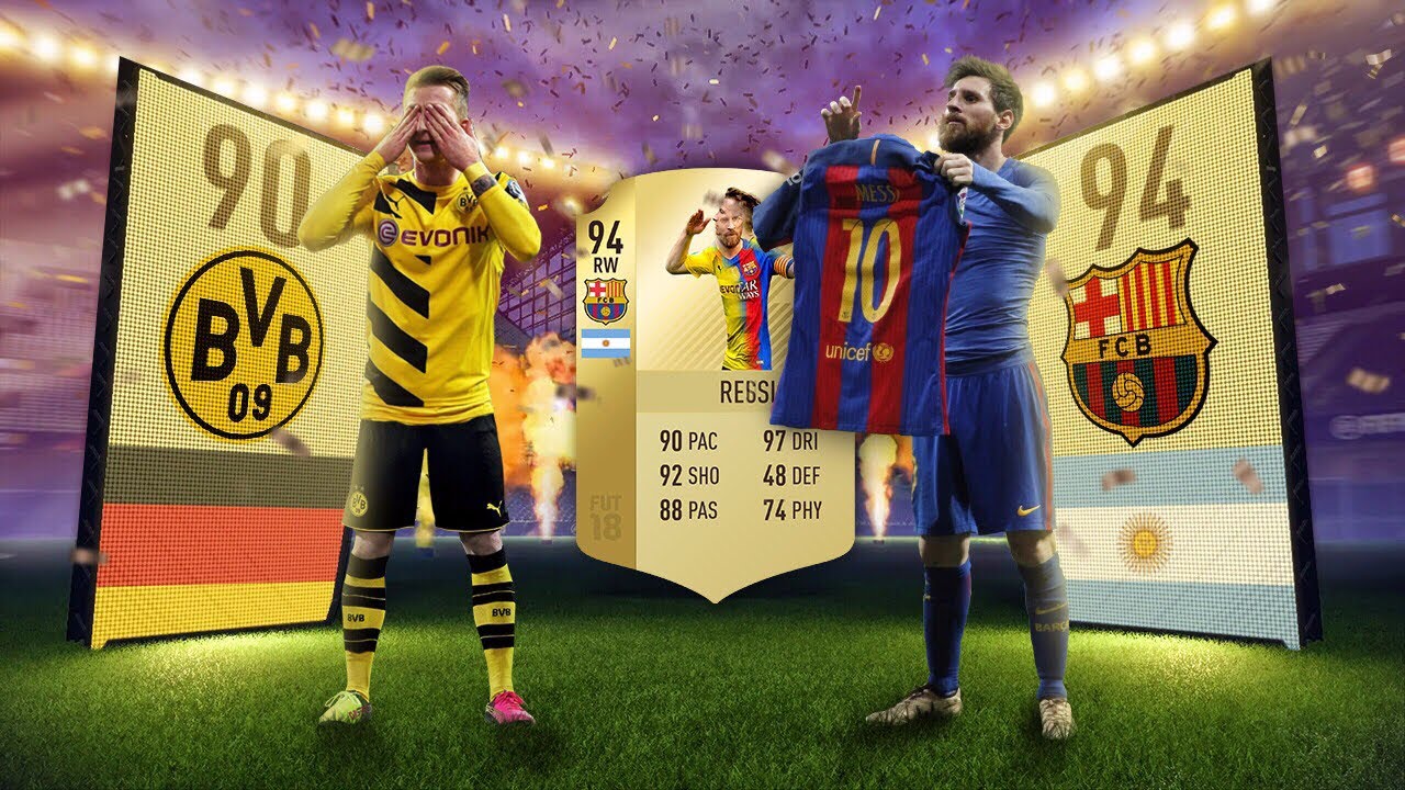 Die besten FIFA 18 Walkout Animationen #3 Ft. Messi & Reus ⚽🚶 - YouTube