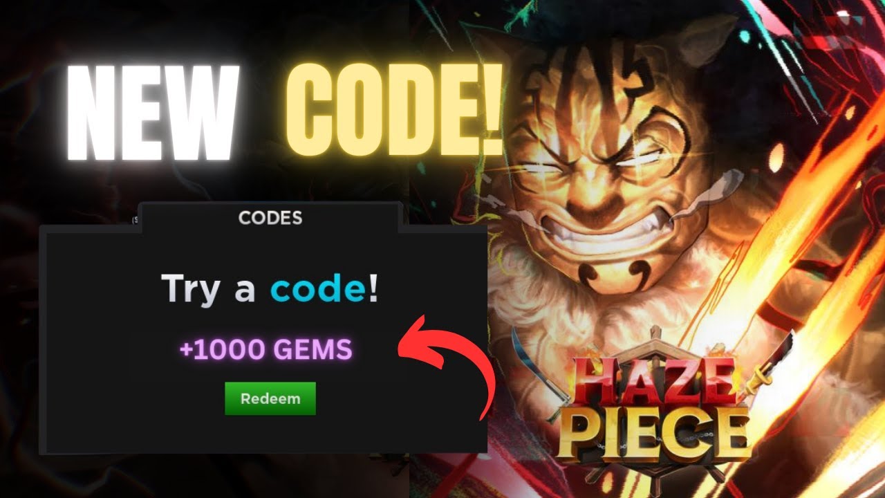 NEW HAZE PIECE CODE! [ROBLOX] - YouTube