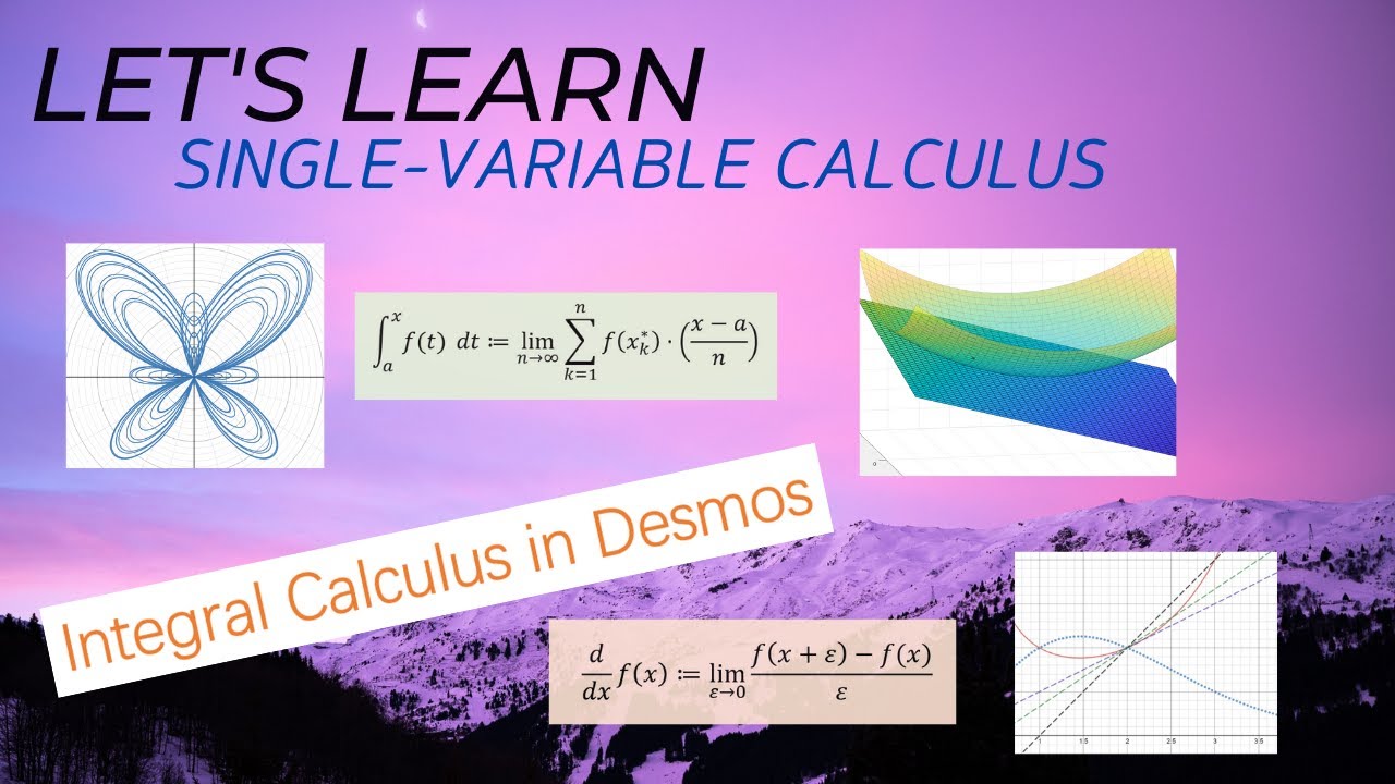 (SCx01) Integral Calculus in Desmos - YouTube