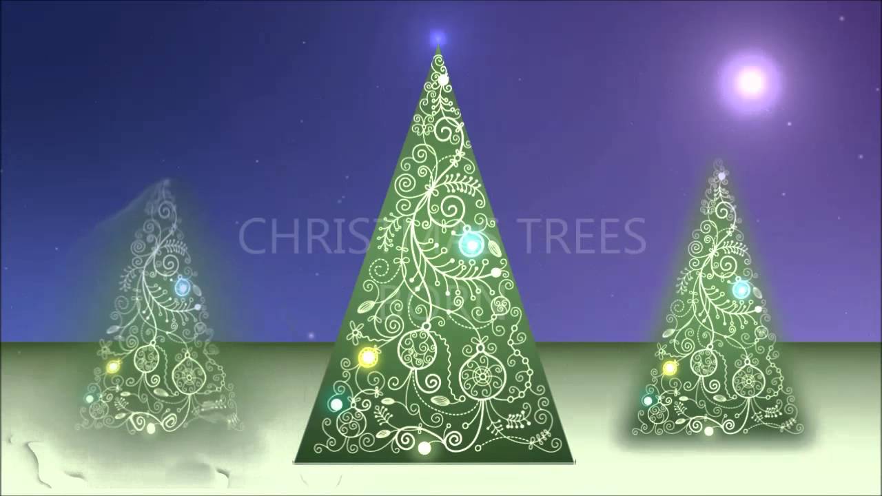 Christmas Trees motion graphics - YouTube