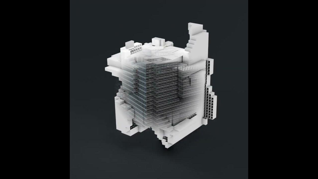 Building Generator / Brutalist Architecture in Blender - Sneak Peek ...