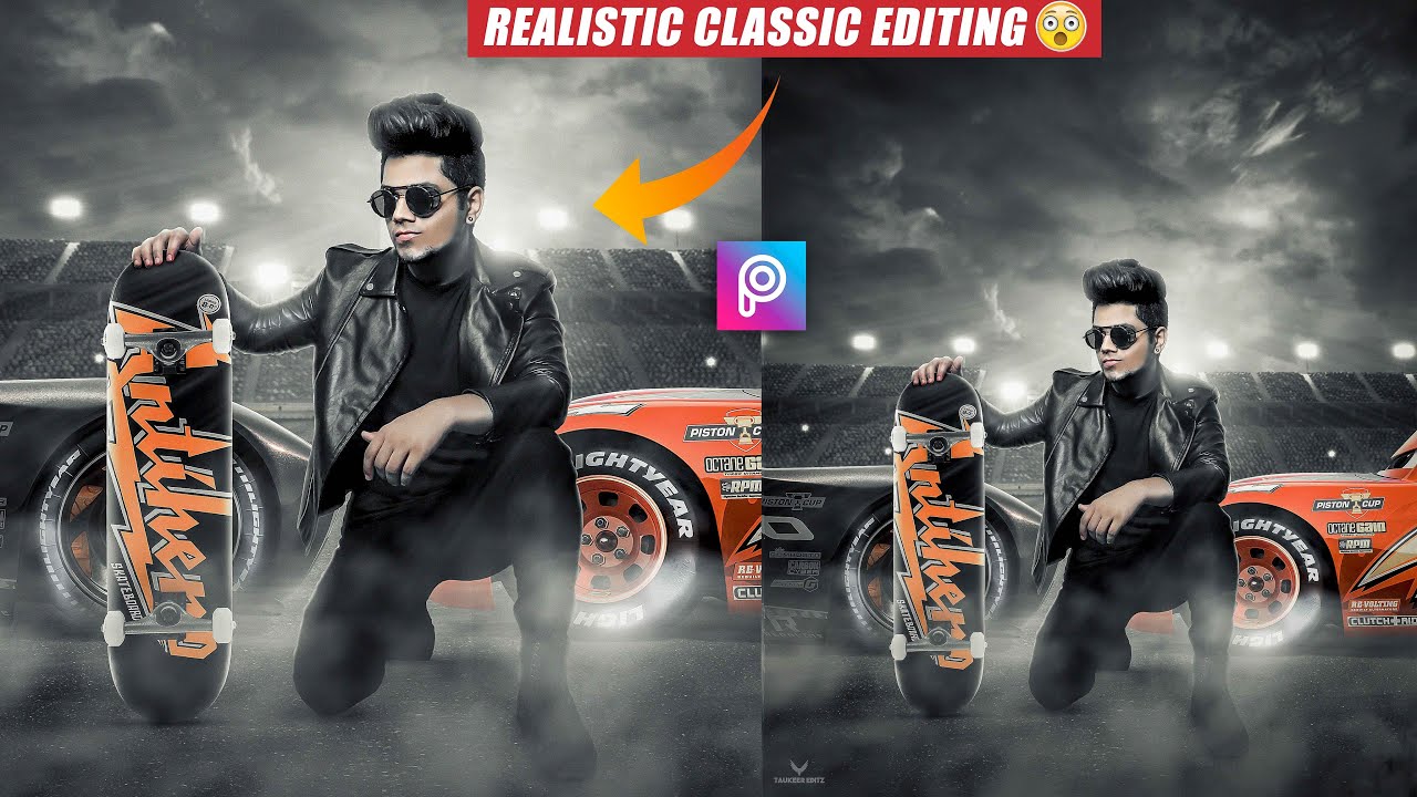 REALISTIC CLASSIC CAR - Photo Editing Tutorial in PicsArt - Taukeer ...