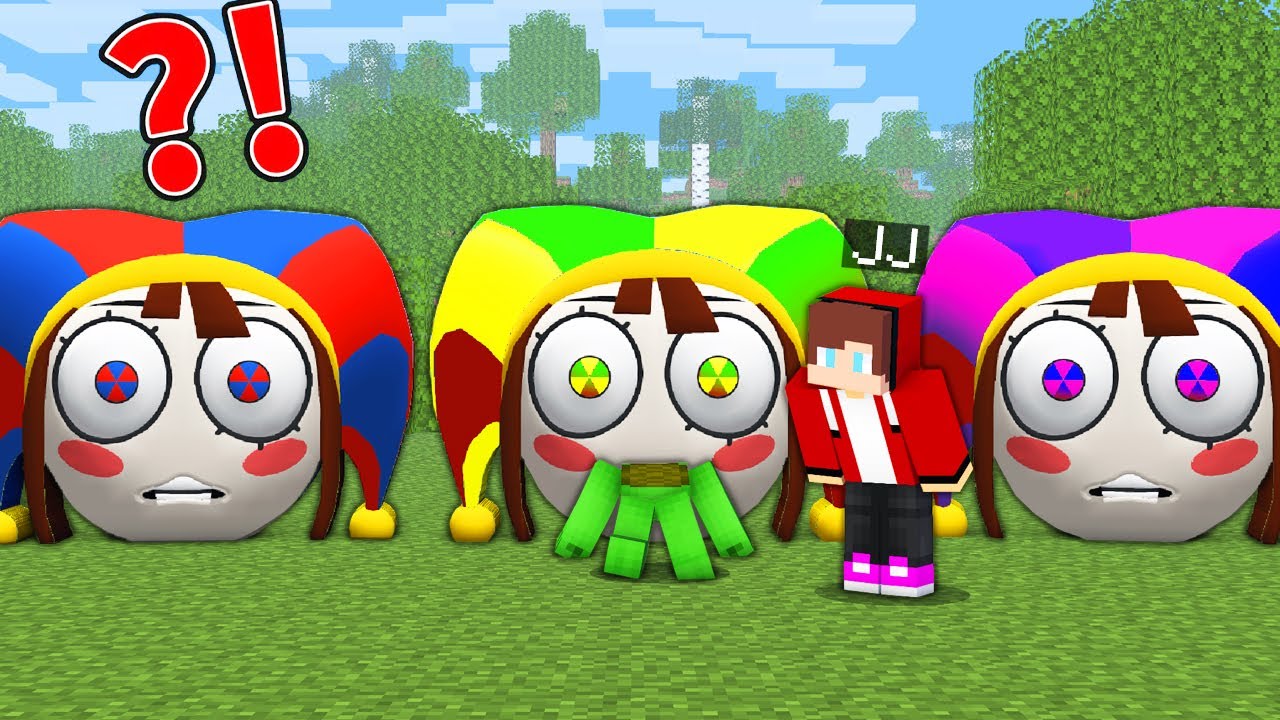 Mikey and JJ Found a Secret POMNI House in Minecraft Challenge - Maizen ...