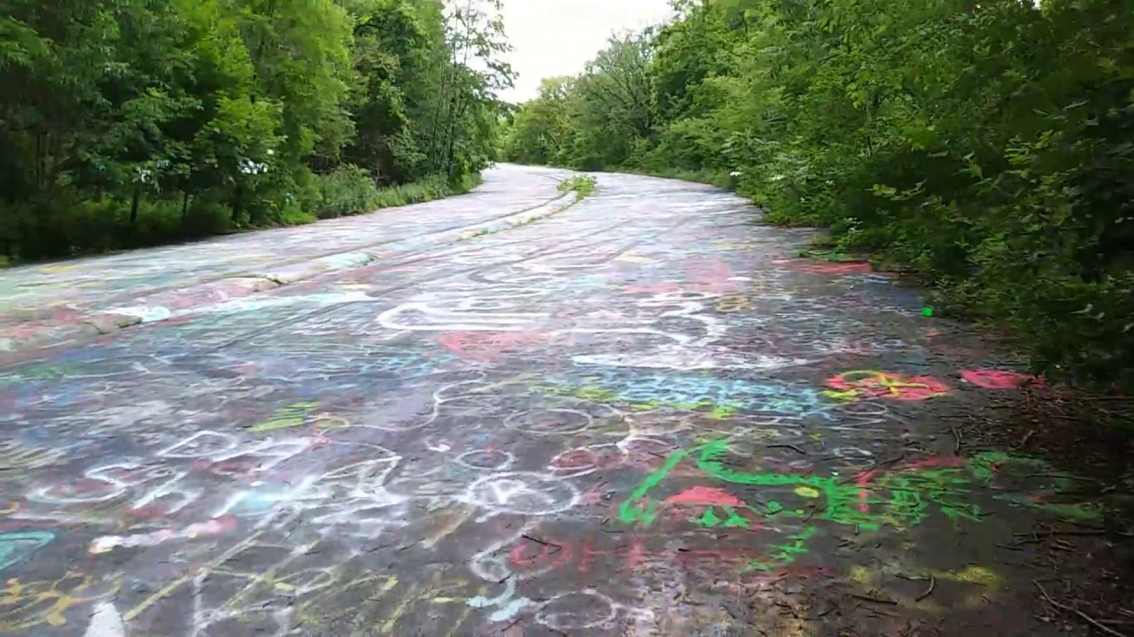 Centralia PA abandoned route 61 - YouTube