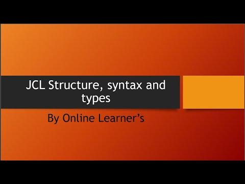 JCL structure, syntax and type #jcl #mainframes #learning #onlinelearning #selflearning #viral ...
