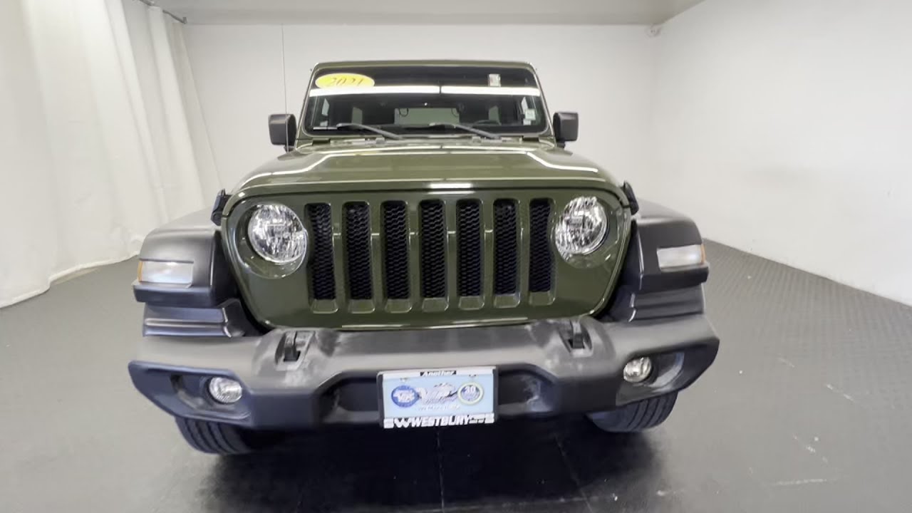 Used 2021 Jeep Wrangler Sport S 1C4HJXDG4MW522763 Westbury, Queens ...