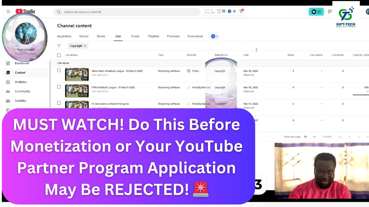 MUST WATCH! Do This Before Monetization or Your YouTube Partner Program ...