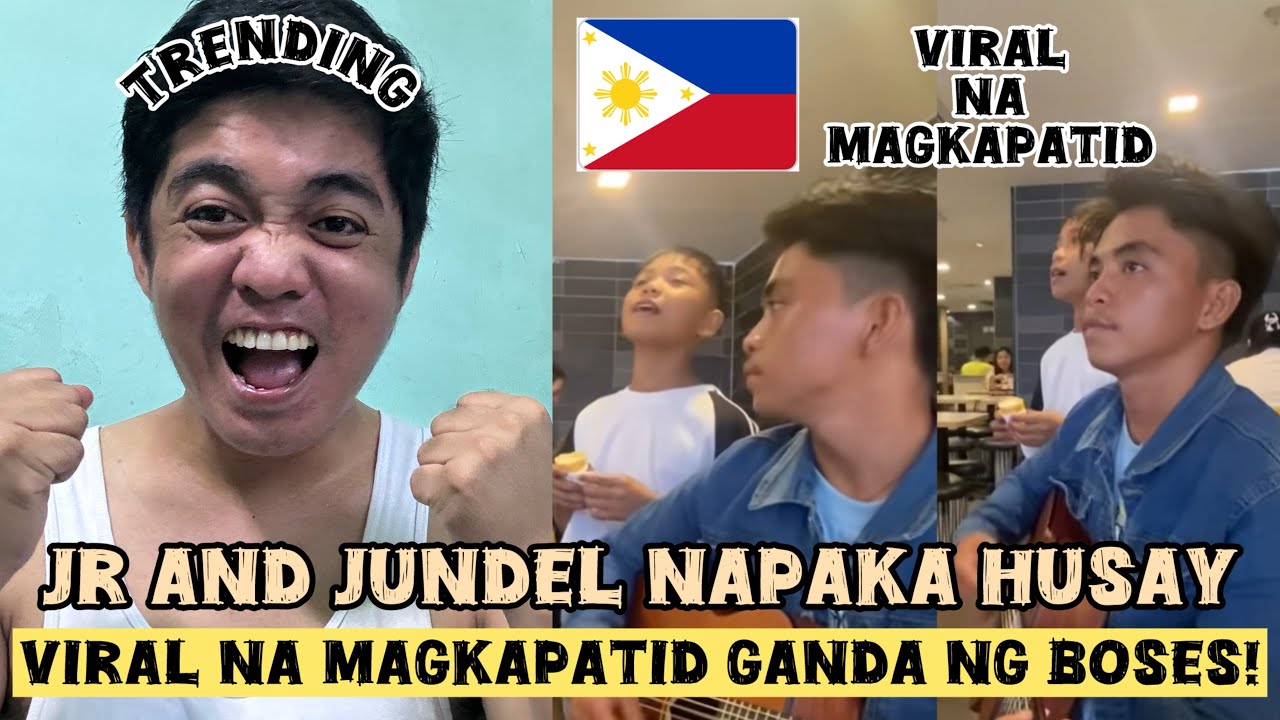 REACTION | PINOY VIRAL KID SINGERS FROM THE PHILIPPINES JR AND JUNDEL ...