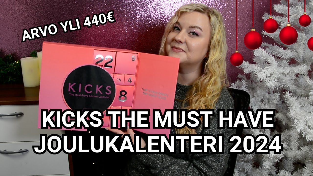 KICKS JOULUKALENTERI 2024 | The Must Have Beauty Calendar koko sisältö - YouTube