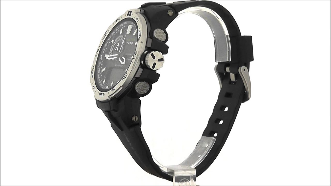 CASIO PRO TREK PRW 6000 1ER - YouTube