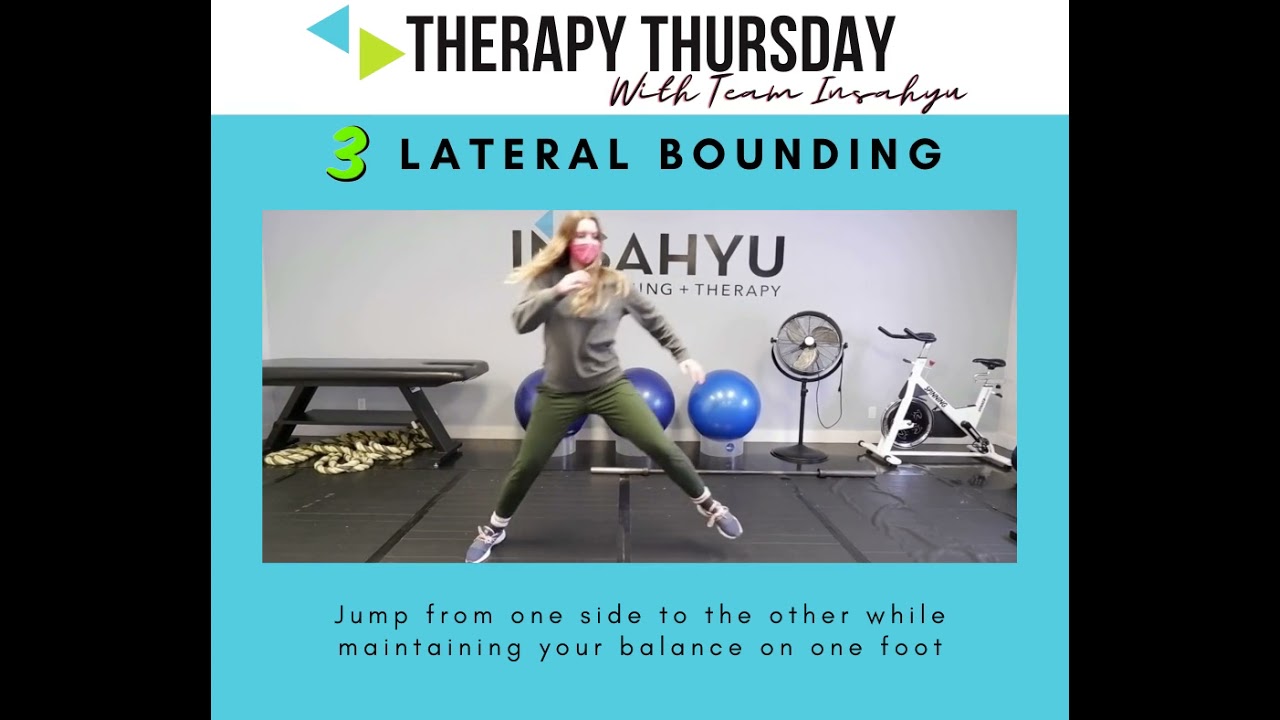 Improve vertical, Plyometrics #3 Lateral Bounding - YouTube