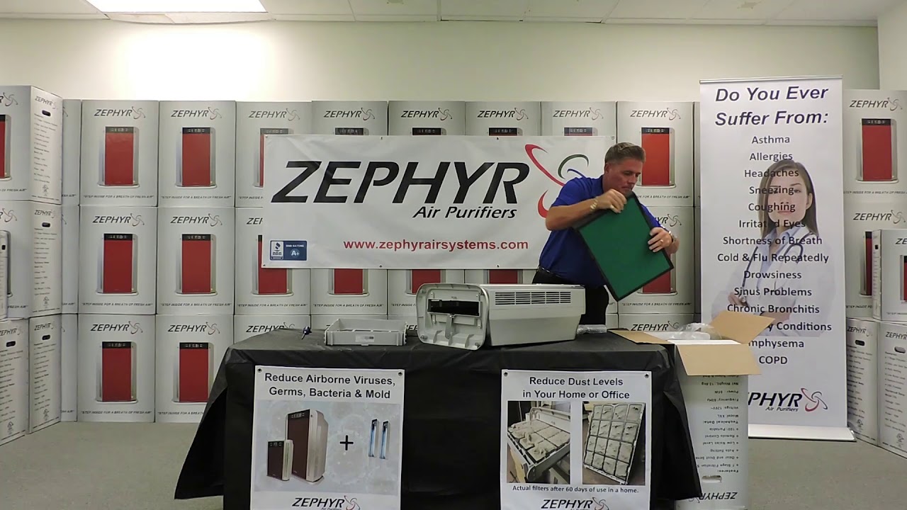 ZEPHYR Air Purifiers - Unpacking & Set Up Instructional Video - YouTube