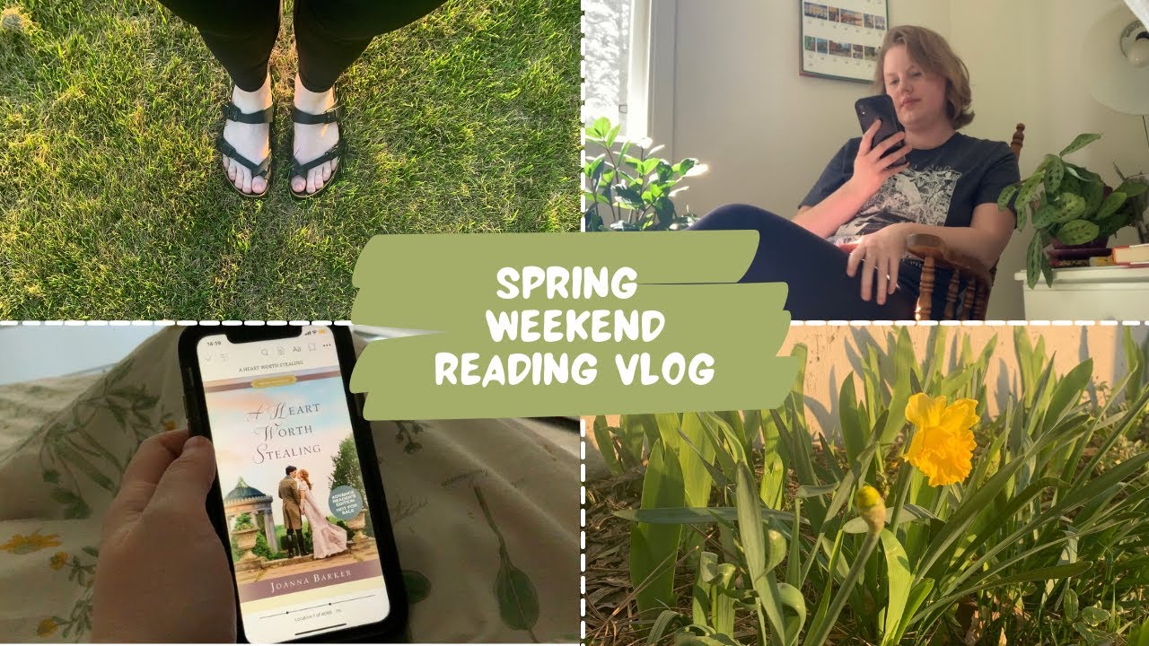 WEEKEND READING VLOG 📚 How many books can I finish in a cozy spring ...