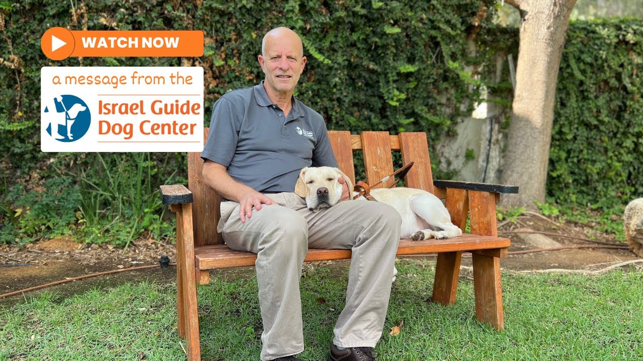 Message from Noach Braun- Israel Guide Dog Center - YouTube